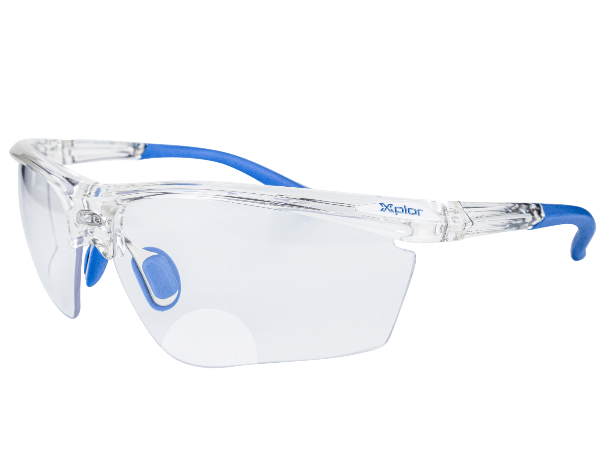 XplorRx® Beechy Crystal/Blue 006 – Cycling Glasses AU